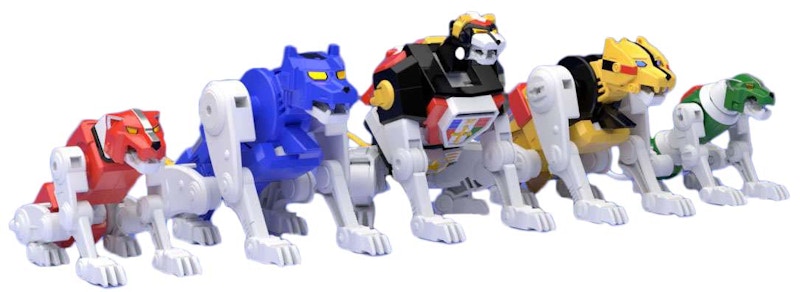 Bandai Japan Voltron Super Mini Pla Voltron SDCC 2018 Exclusive Set ...