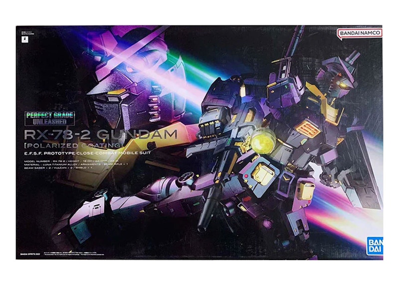 Bandai Namco Gundam 1/60 PG RX-78-2 Gundam Unleashed Polarized Coating ...