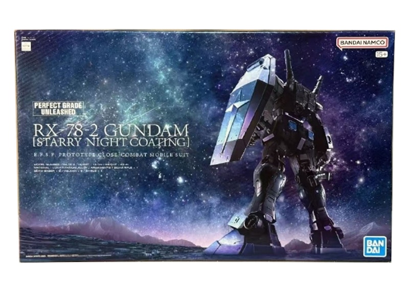 Bandai Namco Gundam 1/60 PG RX-78-2 Gundam Unleashed Starry Night ...