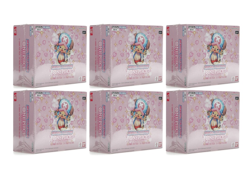 Bandai One Piece Memorial Collection Booster Box 6x Lot - US