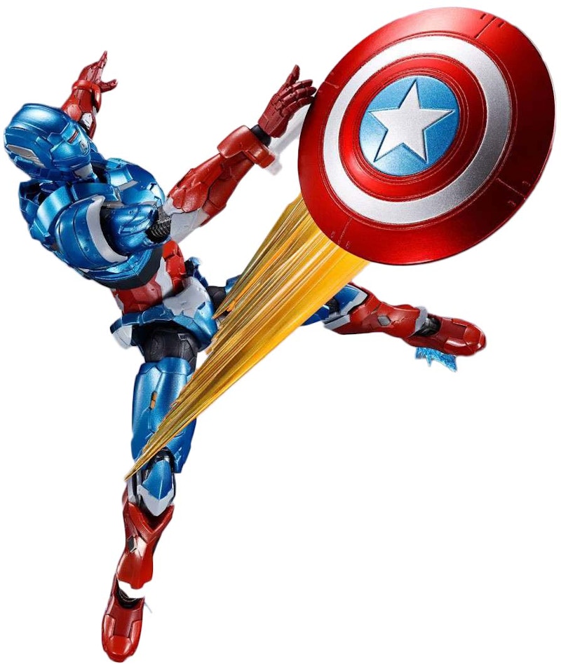 Bandai Spirits Marvel S.H. Figuarts Captain America Tech-On Avengers ...