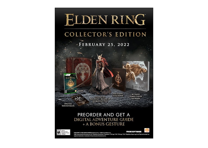 Bandai Namco Xbox One/X Elden Ring Collector's Edition Video Game
