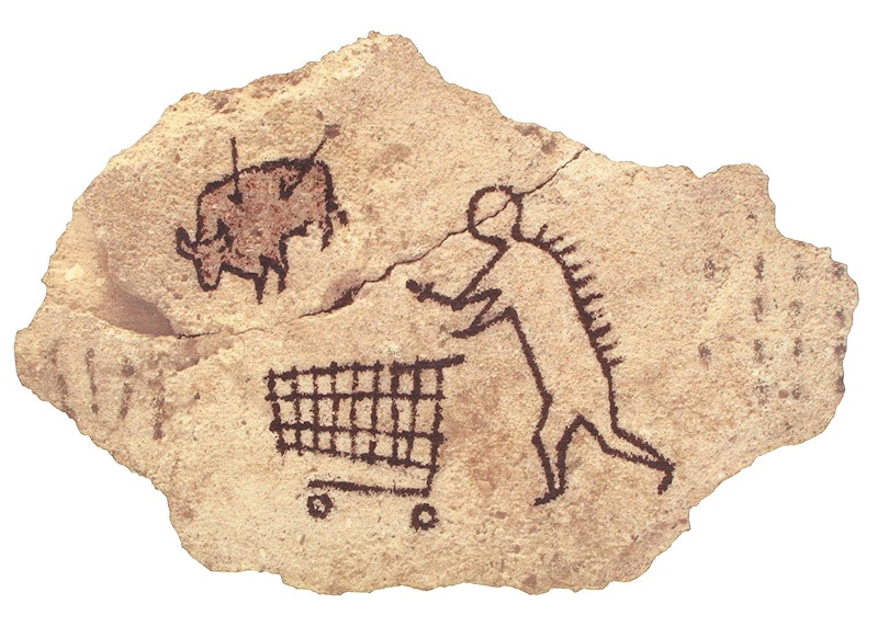 Banksy Peckham Rock Wooden Postcard