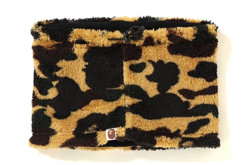 BAPE 1st Camo Boa Neckwarmer Yellow - FW18 - US