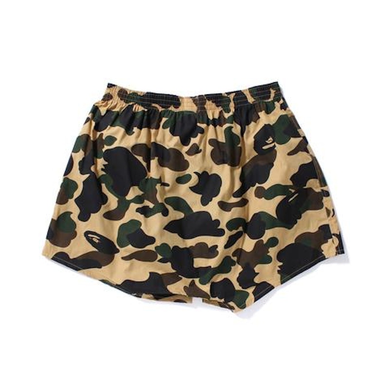 BAPE 1st Camo Boxers M Yellow - US