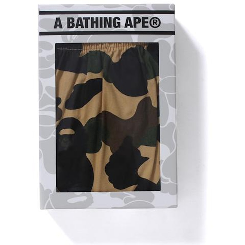 BAPE 1st Camo Boxers M Yellow - US