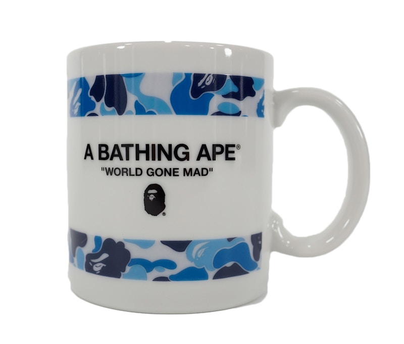 BAPE ABC Camo Ceramic Mug Light Blue - KR