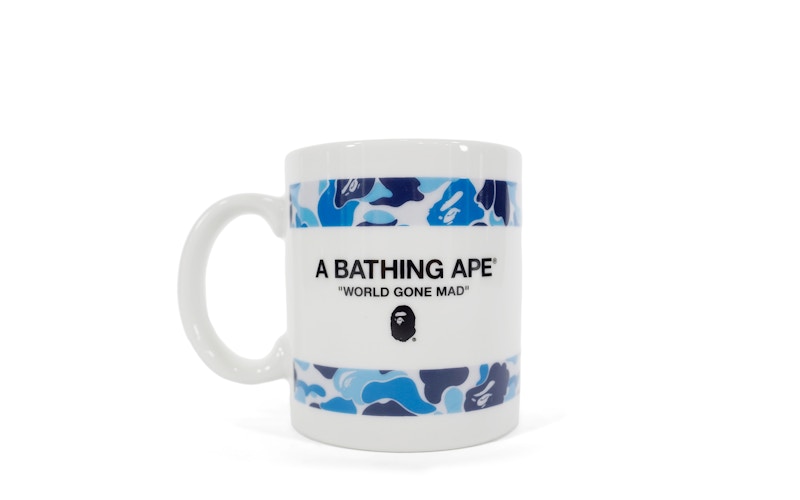 BAPE ABC Camo Ceramic Mug Light Blue - US