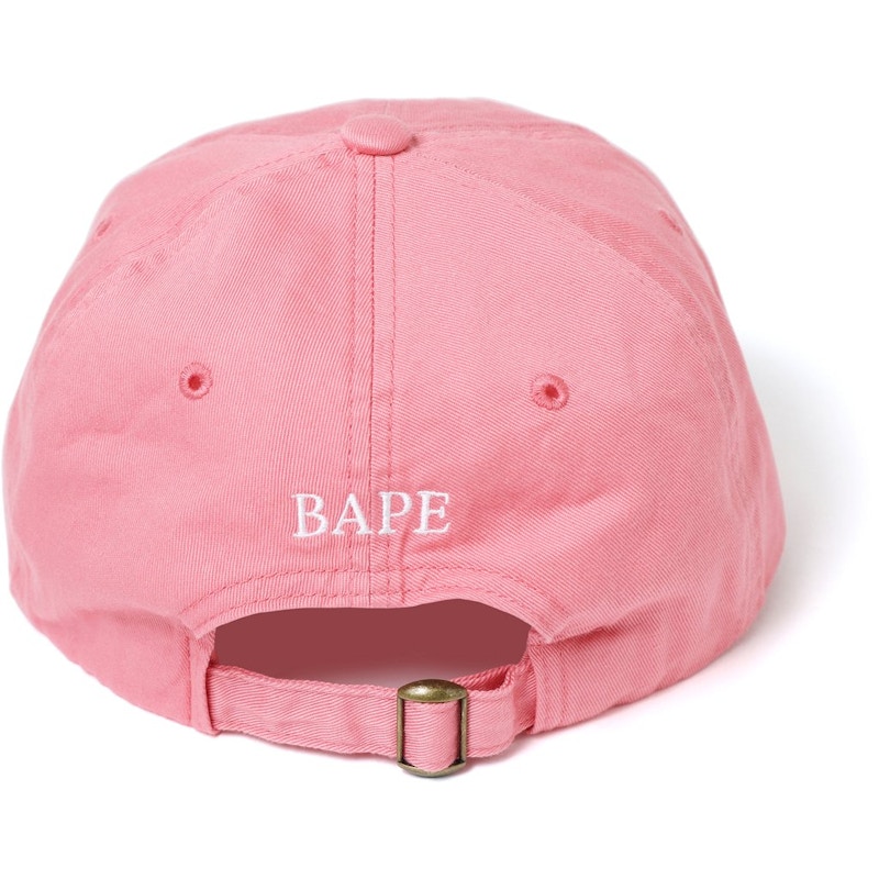 BAPE Ape Head Embroidery Panel Cap Pink Men's - SS18 - US