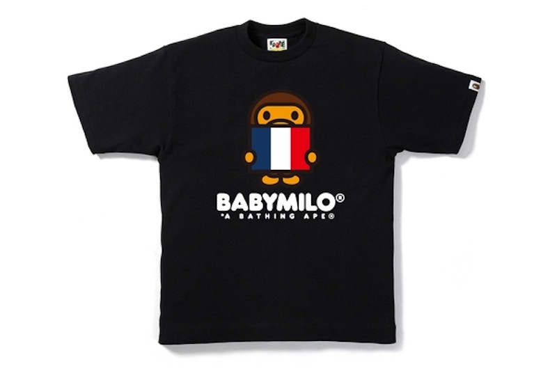 BAPE Baby Milo Tee 1 (Fr) Black Men's - US