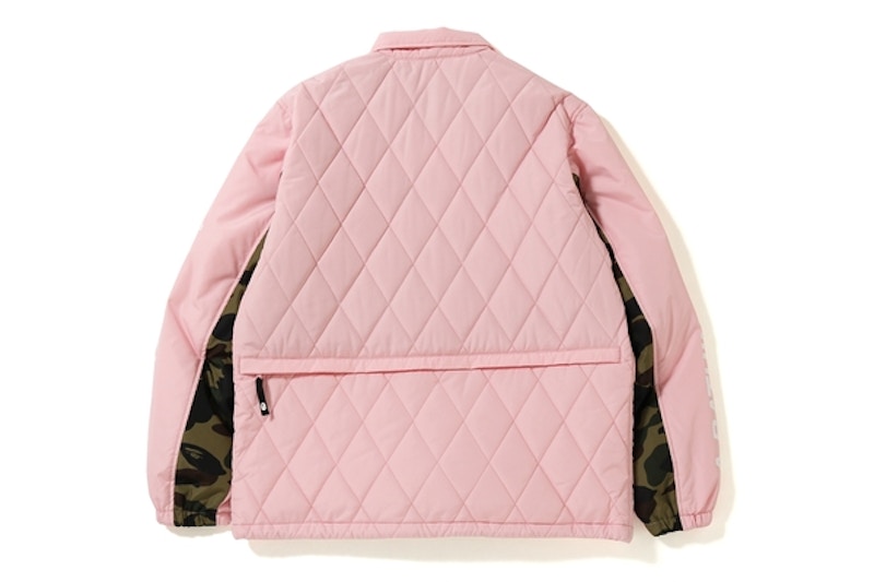 BAPE Back Pocket Wide Coach Jacket Pink Men's - FW18 - US