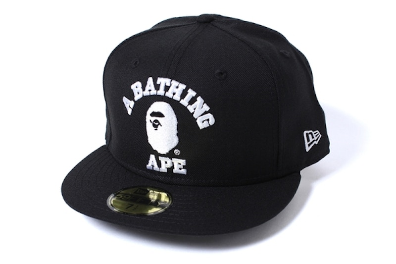 BAPE College New Era Cap Black Men's - US