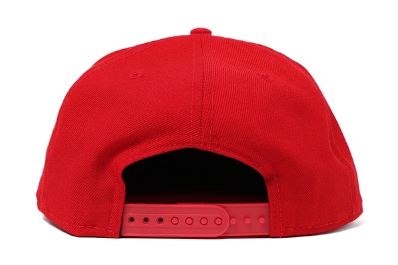 BAPE College New Era Snap Back Cap Red Men's - FW18 - US