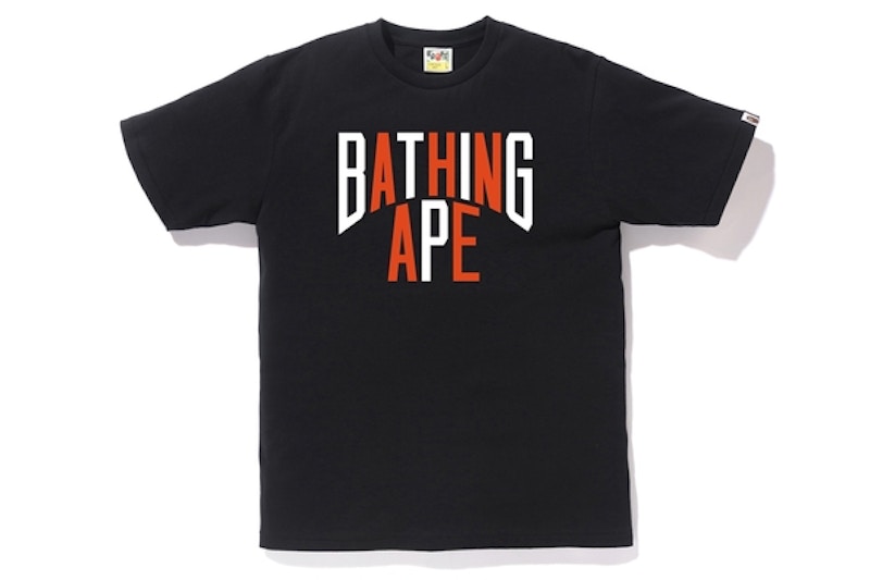 BAPE Colors NYC Logo Tee Black Men's - FW18 - US