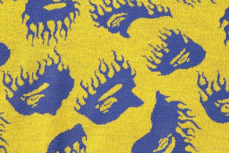 BAPE Fire Pattern Knit Yellow Men's - FW18 - US