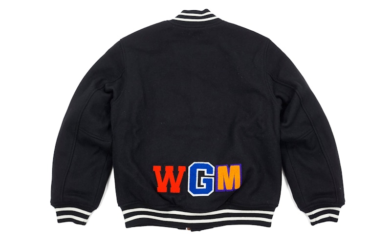 BAPE Front Facing Shark Varsity Black Men's - US