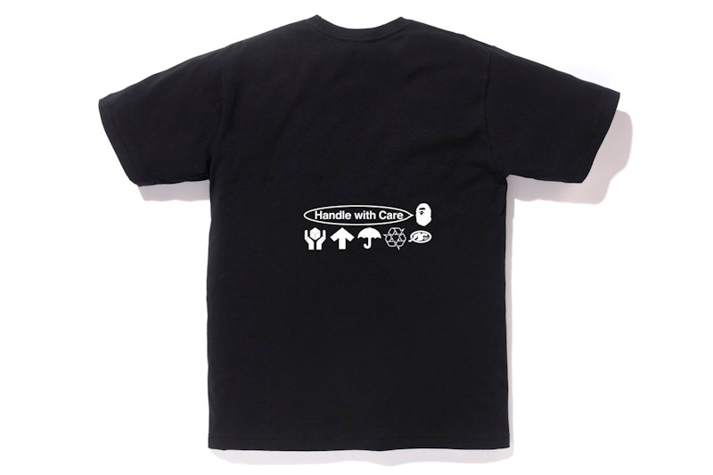 BAPE Handle With Care Tee Black Men's - FW18 - US