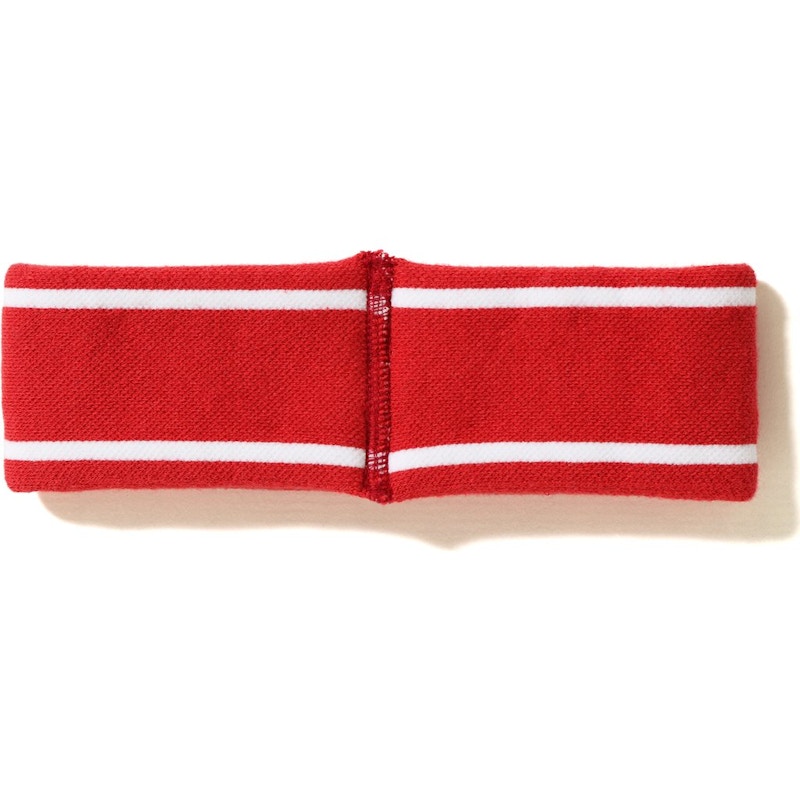 BAPE Logo Headband Red - SS18 - US