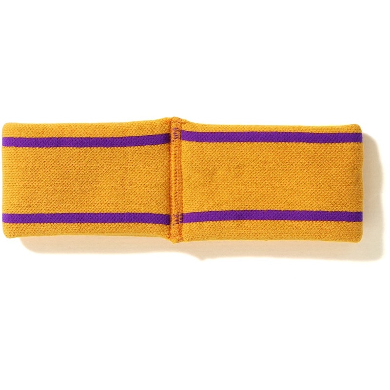 BAPE Logo Headband Yellow - SS18 - US