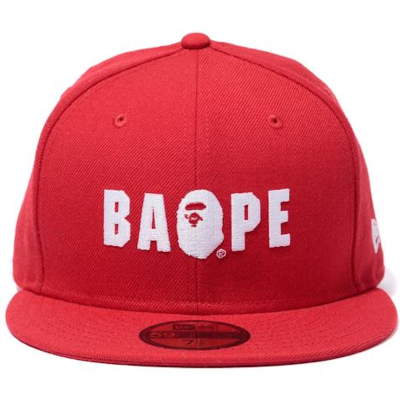 BAPE New Era Cap Cap Red Men's - US