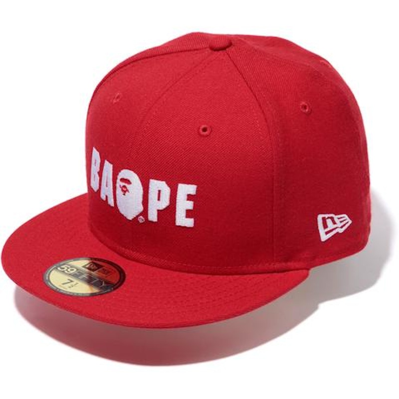 BAPE New Era Cap Cap Red Men's - GB