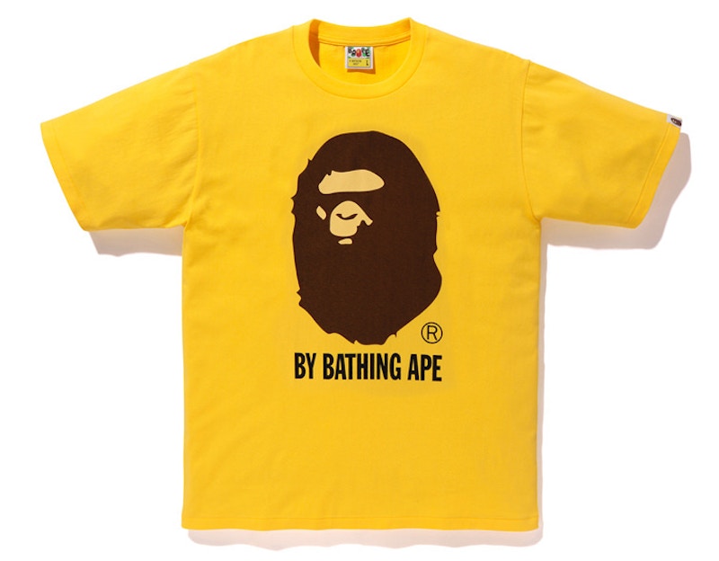 BAPE Pigment By Bathing Tee Yellow - SS18