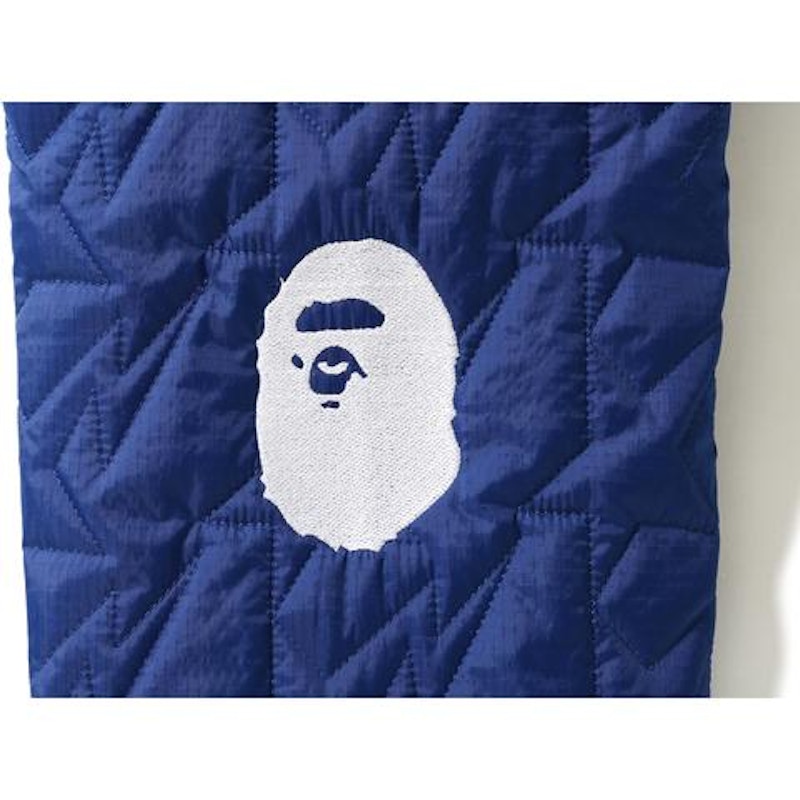 BAPE Quilted Jacket Jacket Navy Men's - US