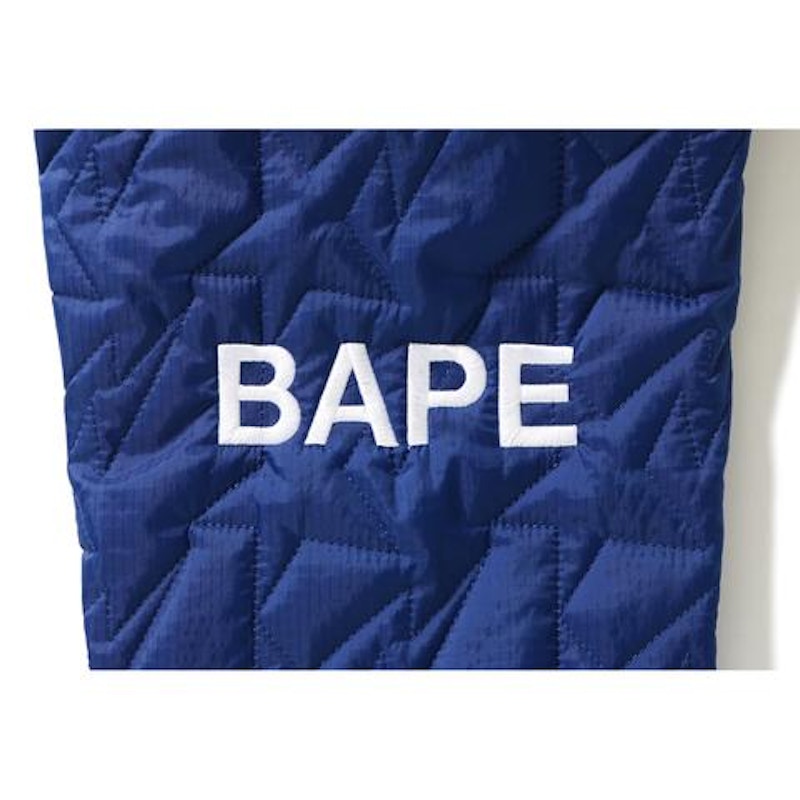 BAPE Quilted Jacket Jacket Navy Men's - US