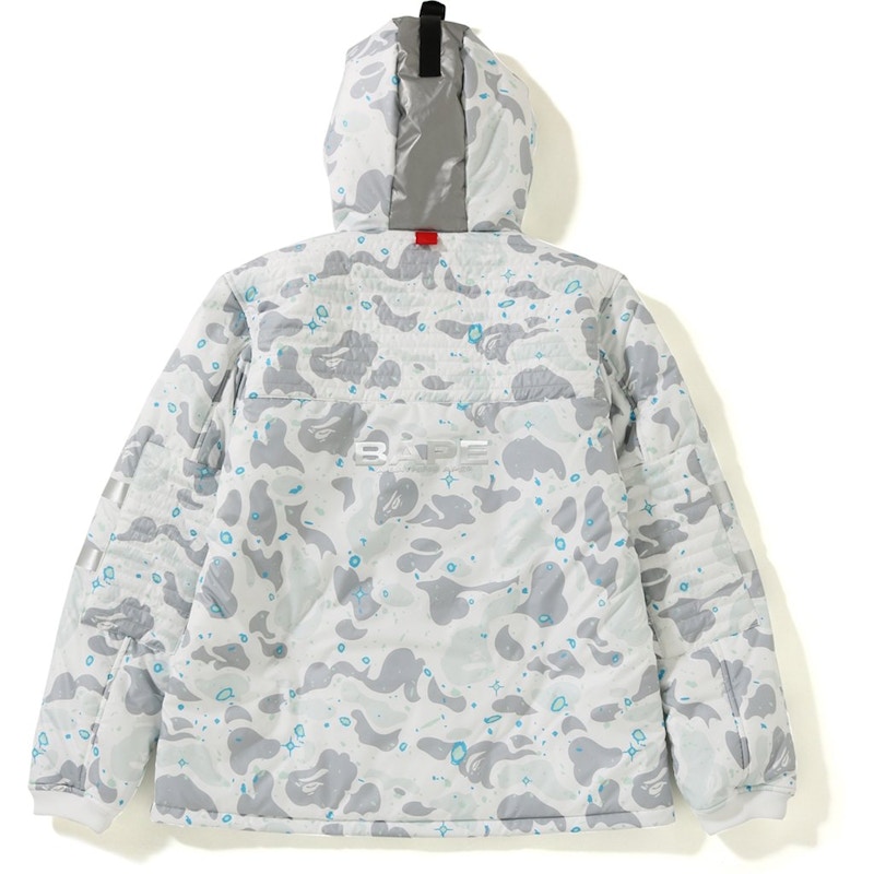 BAPE Space Camo Hoodie Jacket White Men's - SS19 - US