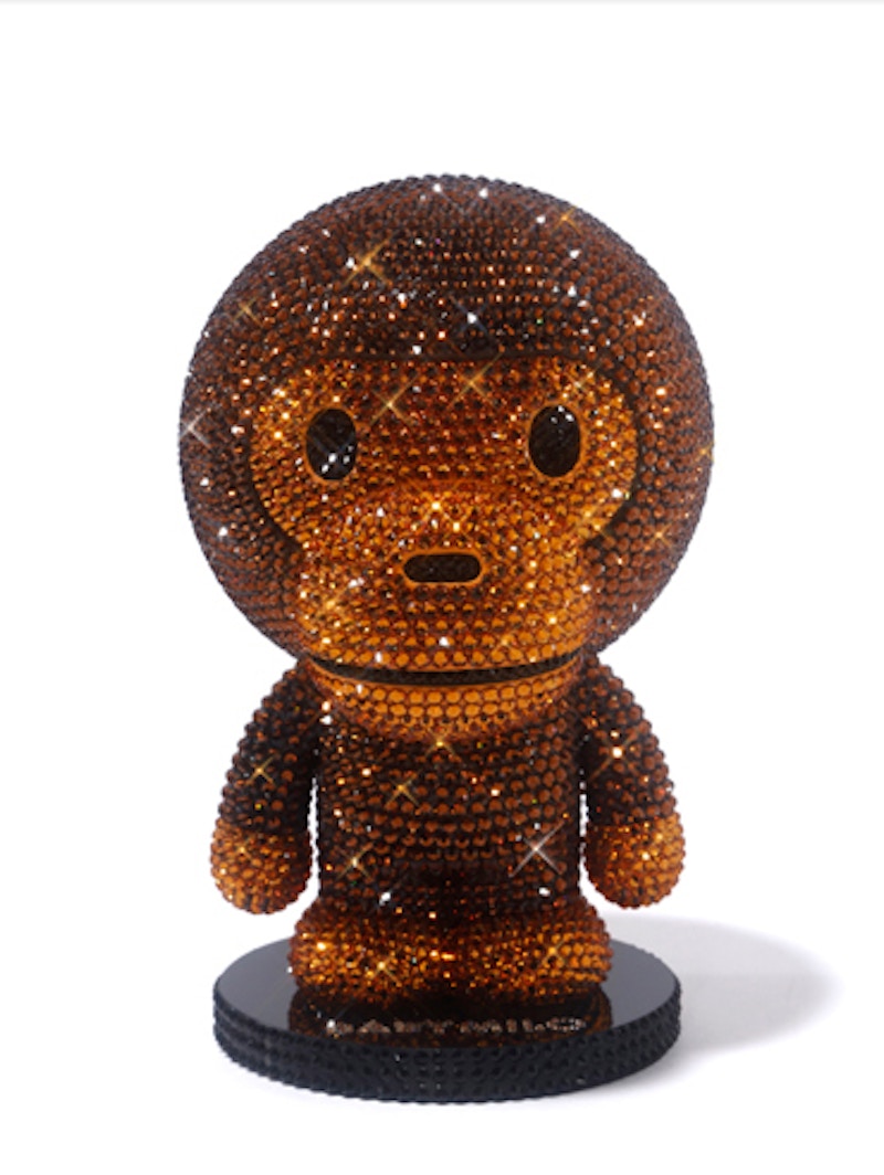 BAPE Swarovski XXV Baby Milo Figure Brown - FW18 - US
