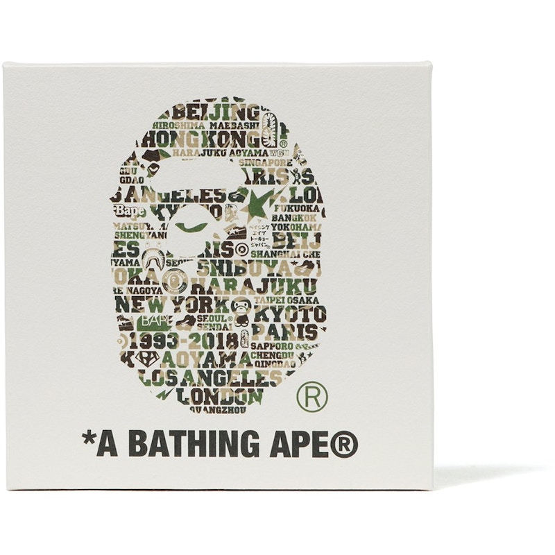 BAPE XXV Japanese Paper Panel White/Green - FW18 - US