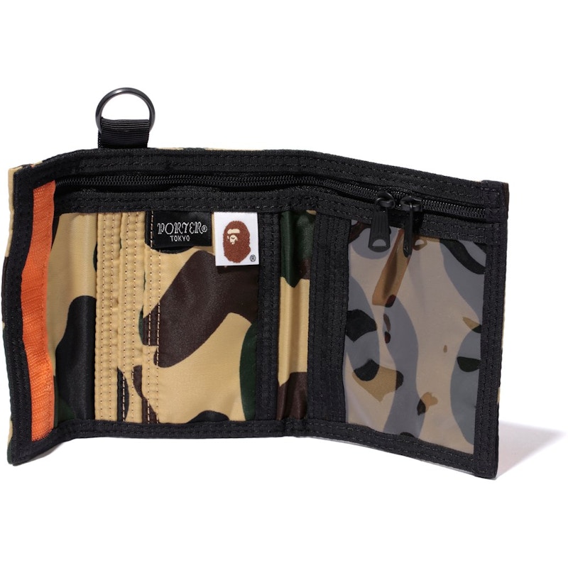 BAPE x Porter 1st Camo Wallet Yellow Men's - SS18 - US