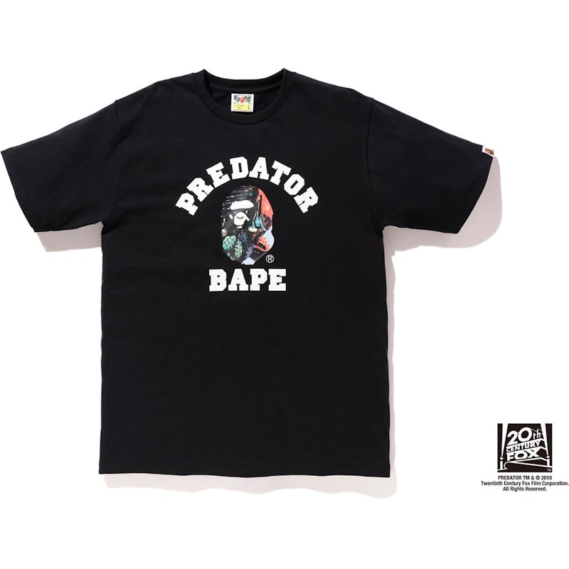 BAPE x Predator College Tee Black Men's - FW18 - US