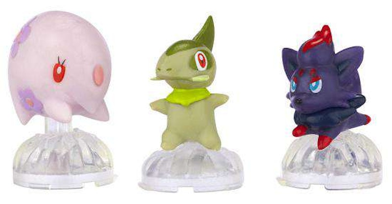 Basic Fun Pokemon Series 3 Catcher Zorua, Munna & Axew Figure (Set of 3 ...