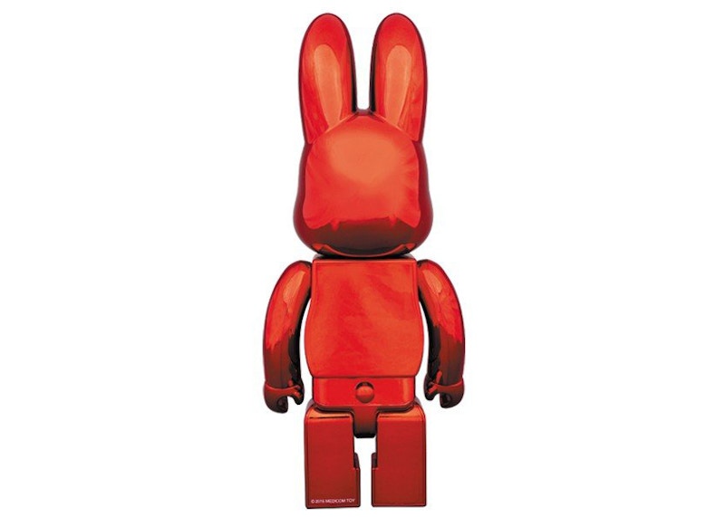 Bearbrick Bearbrick Rabbrick CHROME 400% RED - US