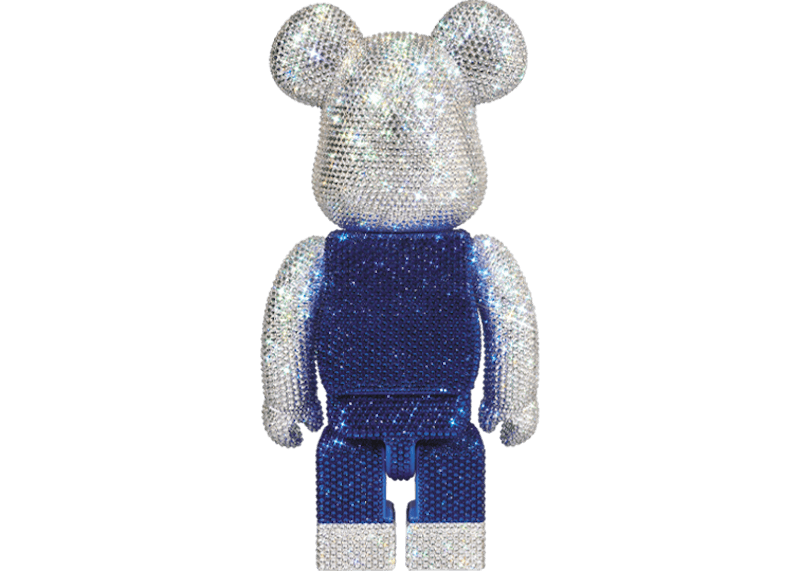 Bearbrick CRYSTAL DECORATE HELLO KITTY 400% Silver - US