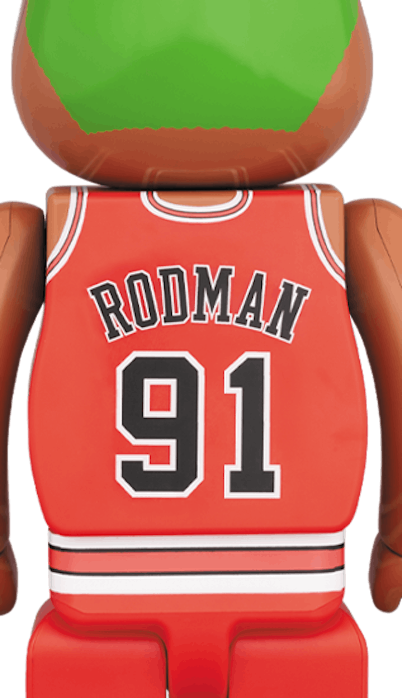 Bearbrick Dennis Rodman (Chicago Bulls) 100% & 400% Set - US