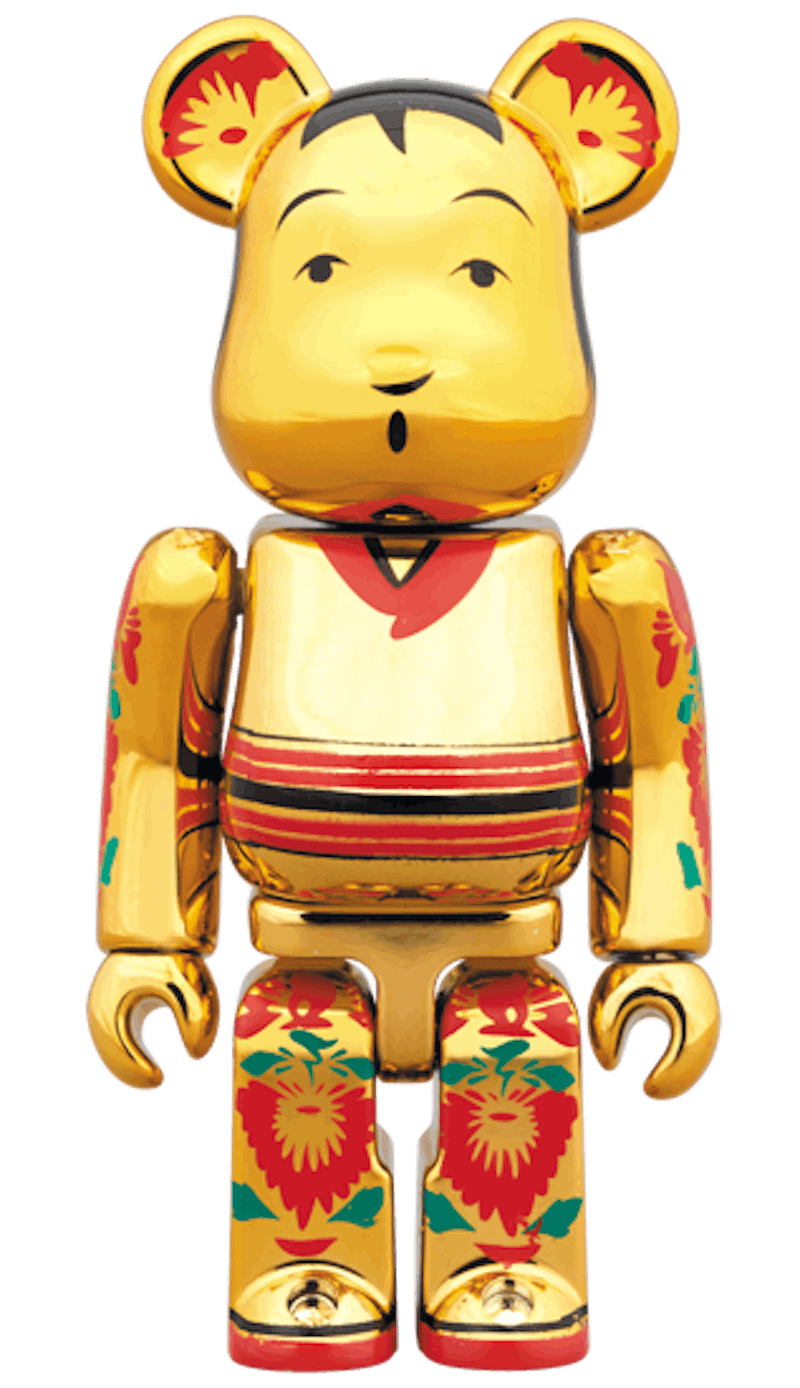 Bearbrick Gold Plated 100% & 400% Set Gold - US