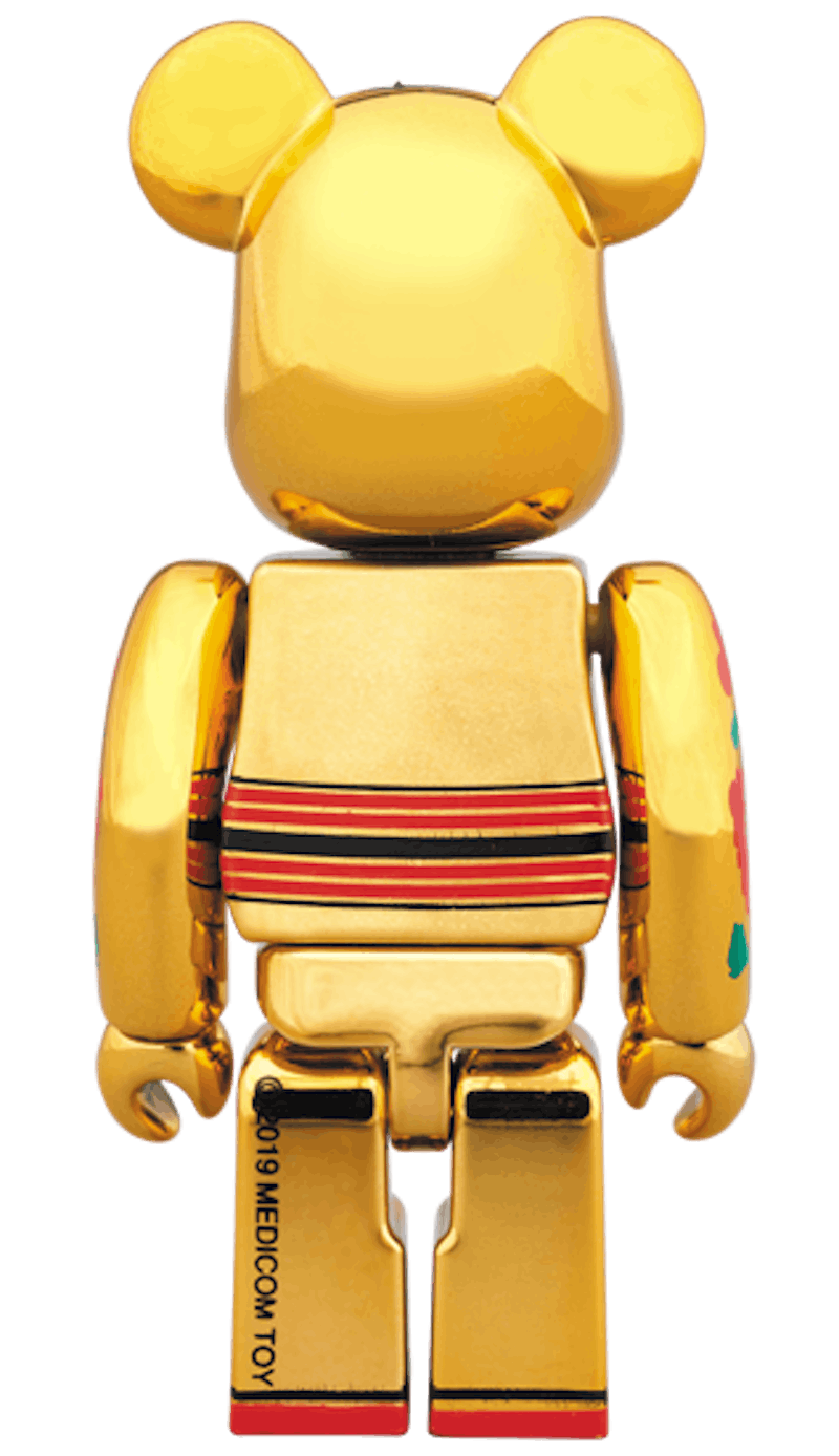 Bearbrick Gold Plated 100% & 400% Set Gold - US