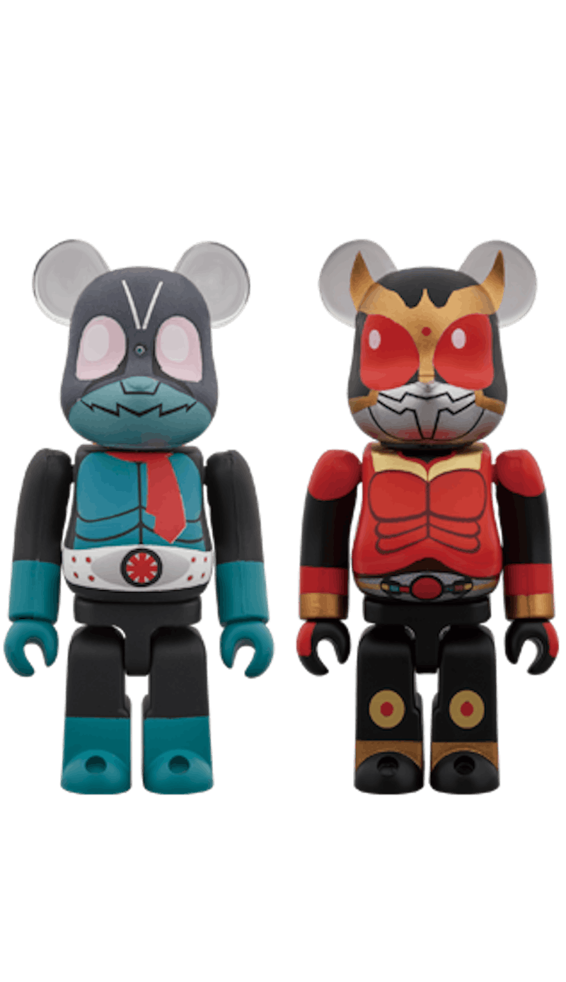 Bearbrick Kamen Rider old No. 1 & Kamen Rider Kuuga 2 Pack 100% Multi - US