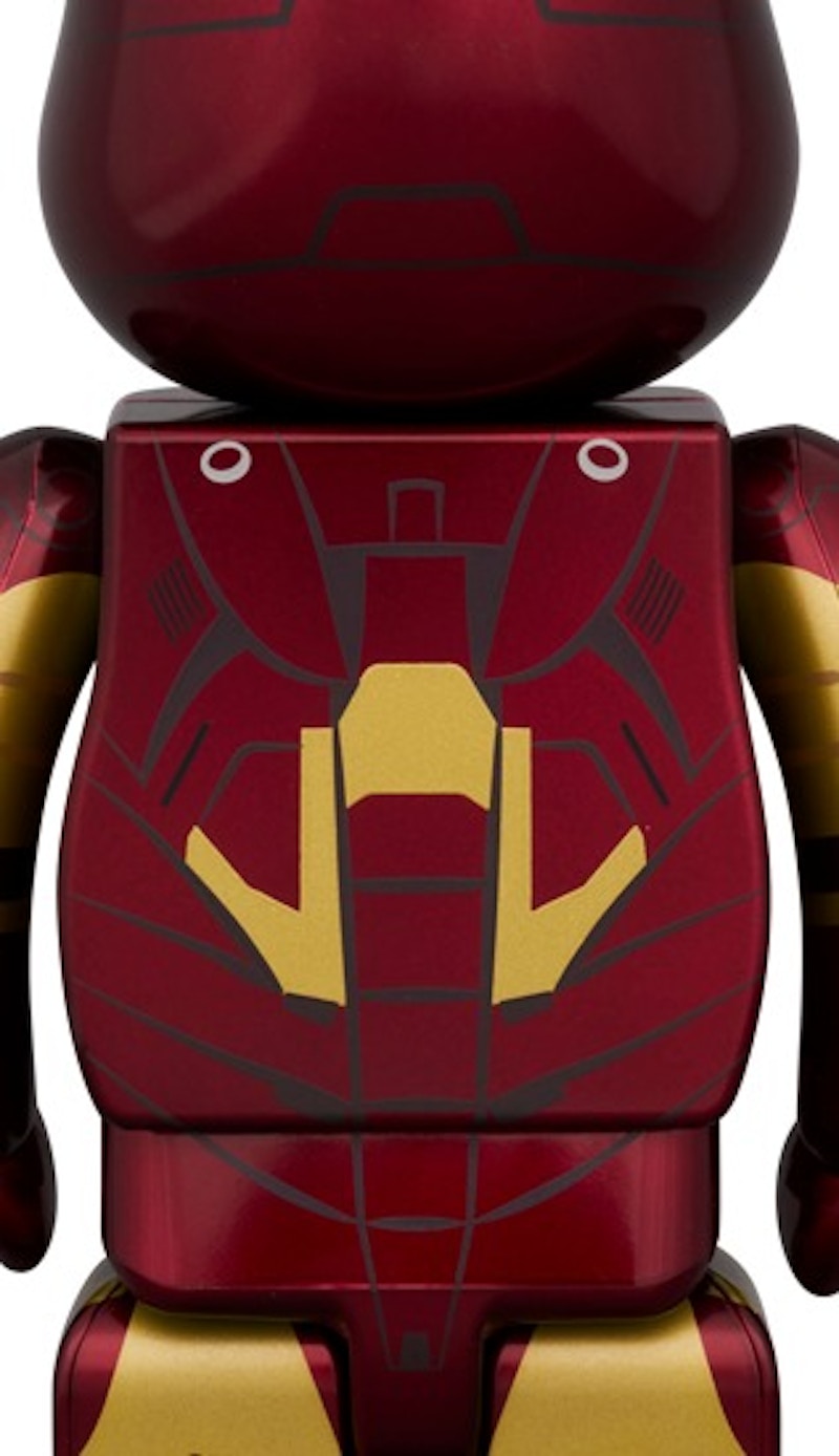 Bearbrick Marvel The Infinity Saga Iron Man Mark III 100% & 400% Set - GB
