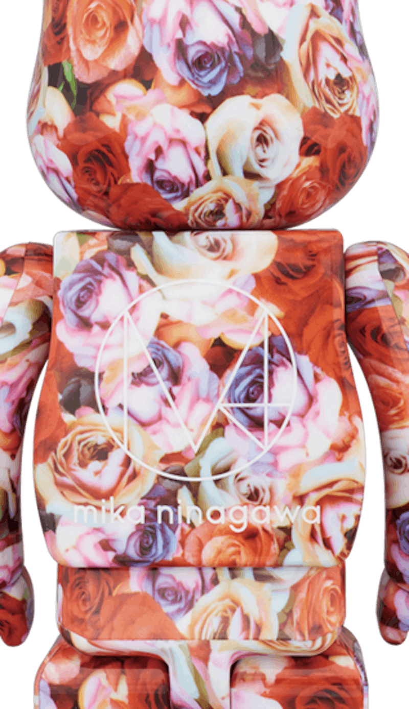 Bearbrick Mika Ninagawa Rose 100% & 400% Set Red - US