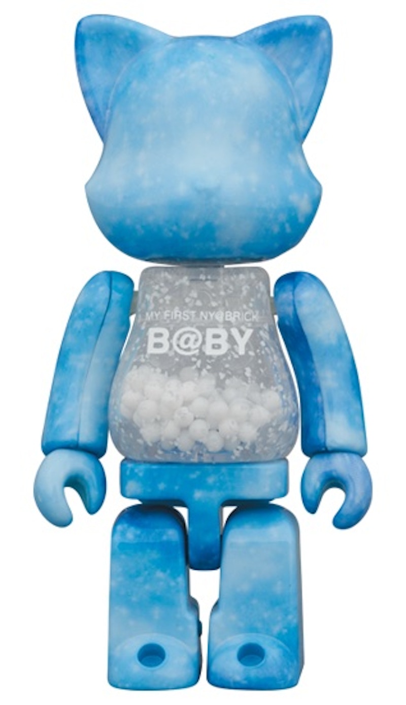 Bearbrick My First Nyabrick Baby Crystal of Snow Ver. 100% & 400% Set - US