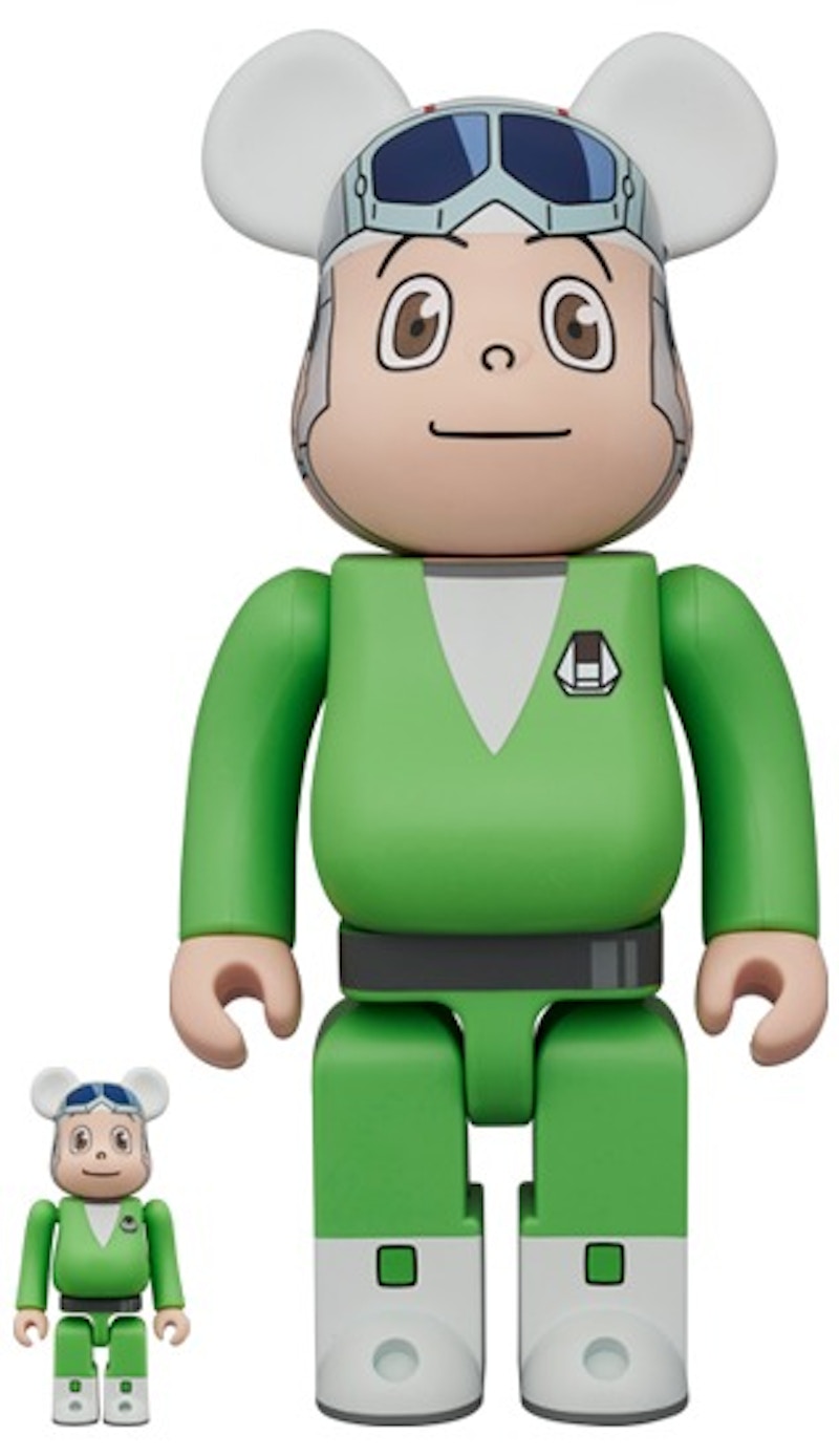 Bearbrick Netflix Time Patrol Bon 100% & 400% Set - GB