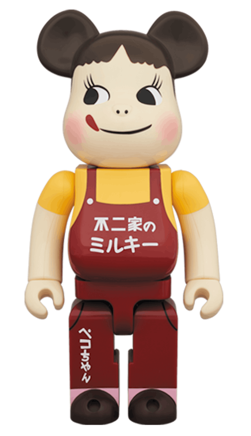 Bearbrick Peko-chan Vintage Ver. 400% Red - US