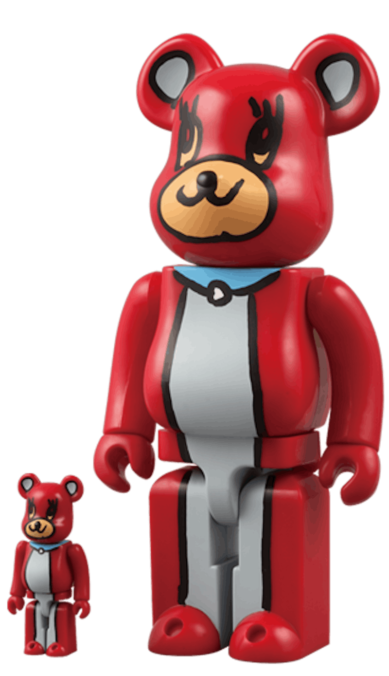 Bearbrick Playset Products 100% & 400% Set Red - KR