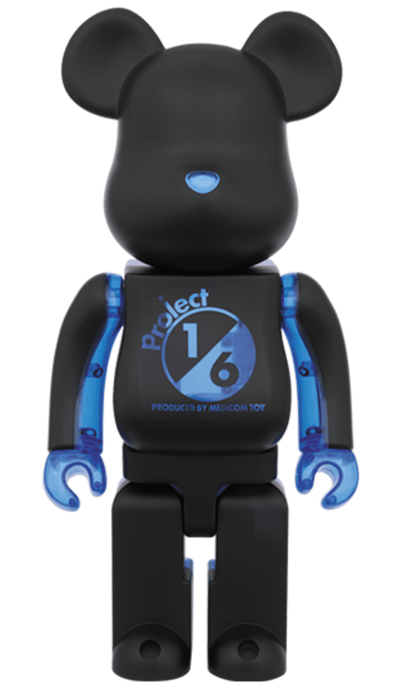 Bearbrick Project 1/6 400% Blue/ Black - 2013
