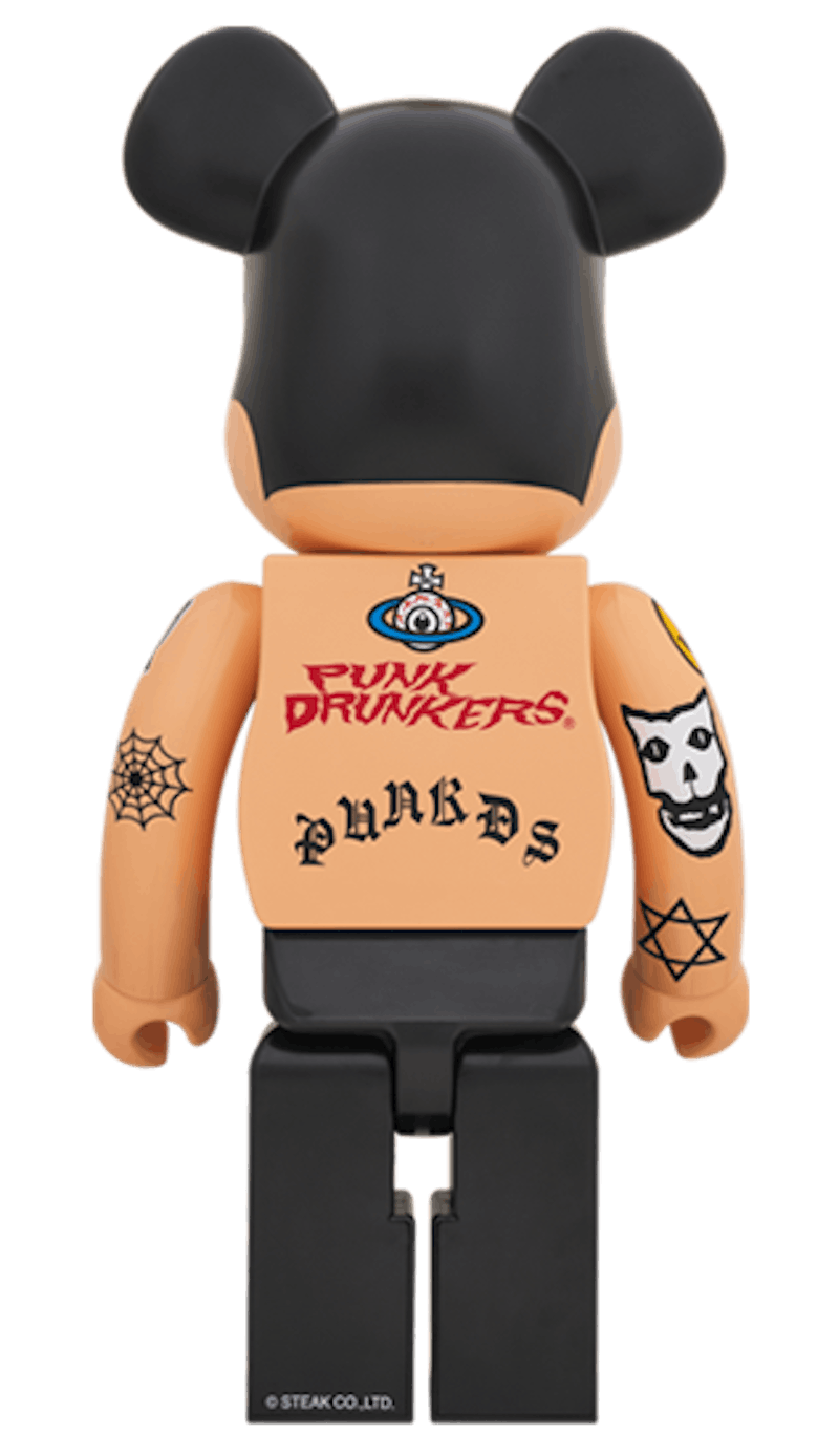 Bearbrick Punk Drunkers Tattoo Guy 1000% Multi - US