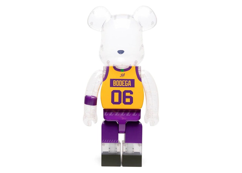 Bearbrick x Bodega x NBA Worldwide Respect Los Angeles Lakers 1000% - US