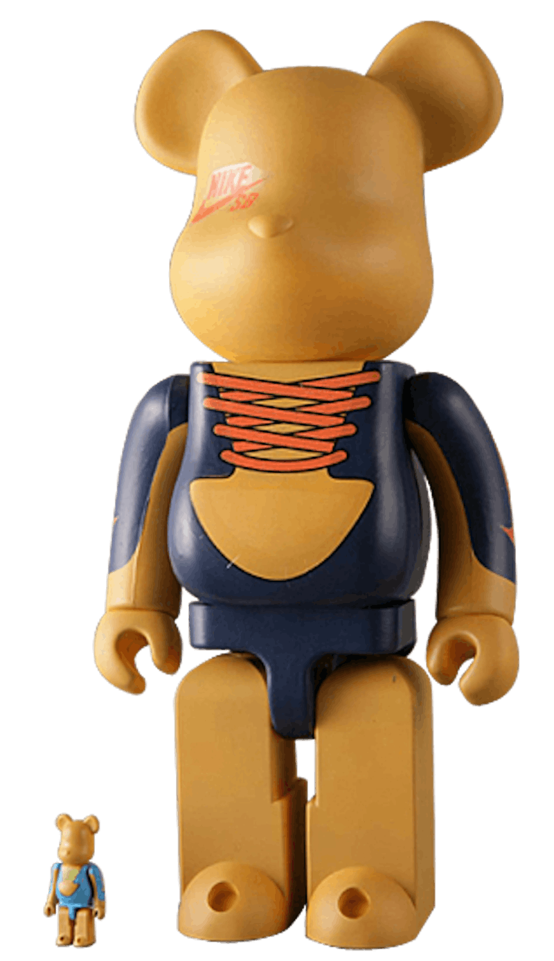 Bearbrick x NIKE THREE BEARBRICK 50% & 400% Set Yellow - 2006